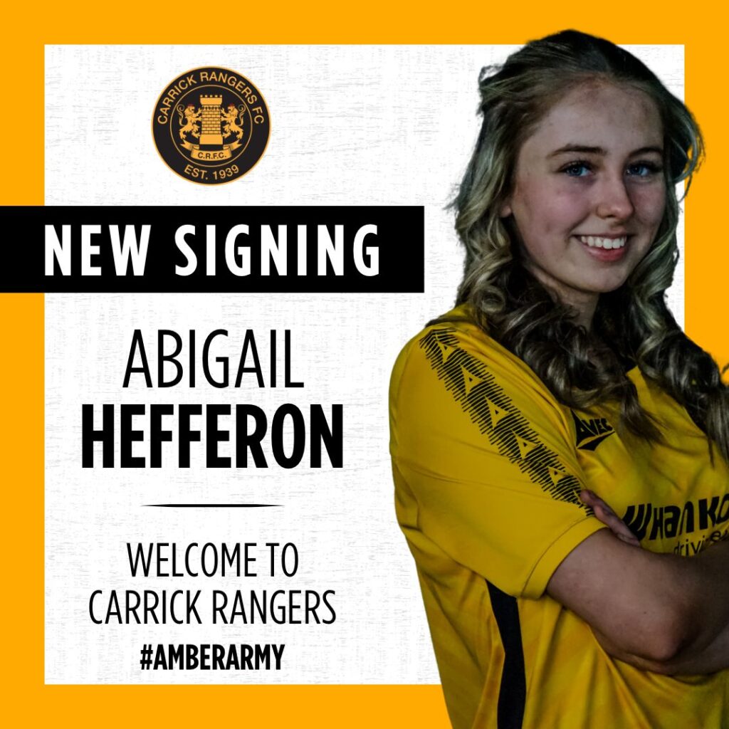 Hefferon signs for Falcons - Carrick Rangers - Fan Experience from Plus.Fan